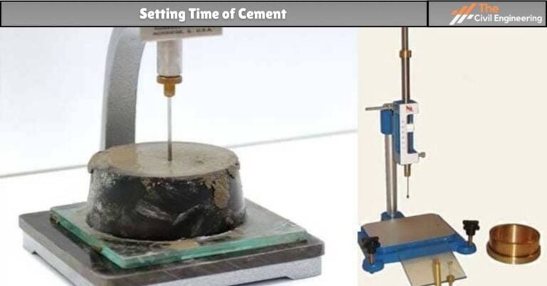 Setting Time of Cement | Initial Setting Time | Final Setting Time