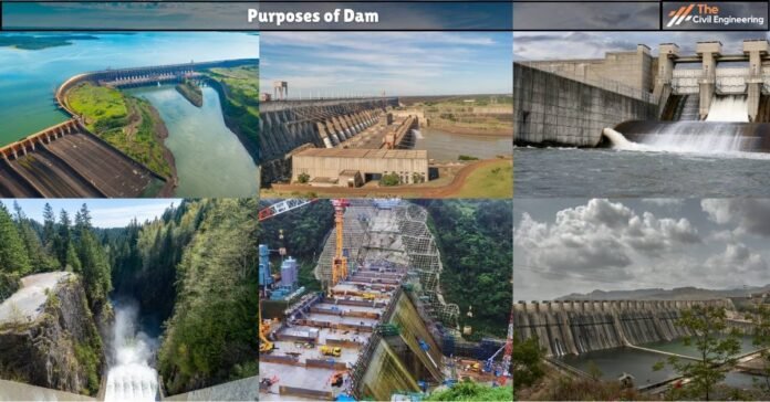 8 Purposes of Dam: Irrigation, Navigation, Water Supply, Flood Control