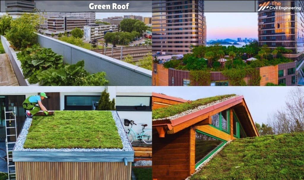 Green Roof | Construction & 3 Types of Green Roof | Advantages ...