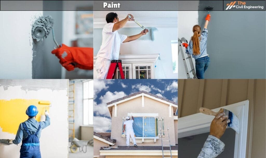 What is Paint ? | 7 Components of Paint | Defects in Painting | Types ...