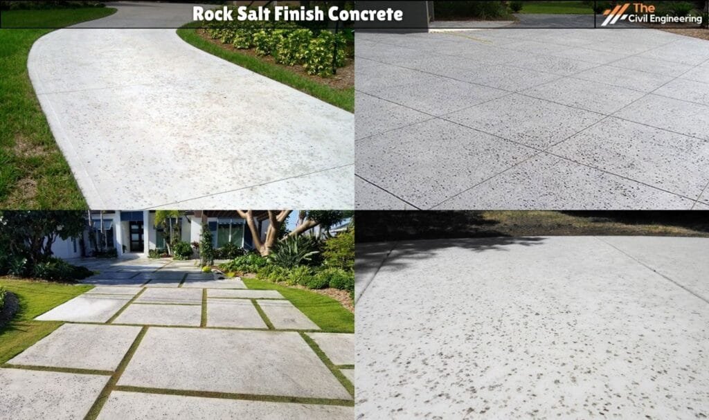 Rock Salt Finish Concrete | Properties, Uses, Advantages & Disadvantages