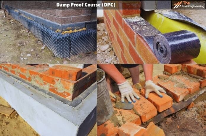 Damp Proof Course (DPC) | Purpose of DPC | Methods of DPC | Materials ...