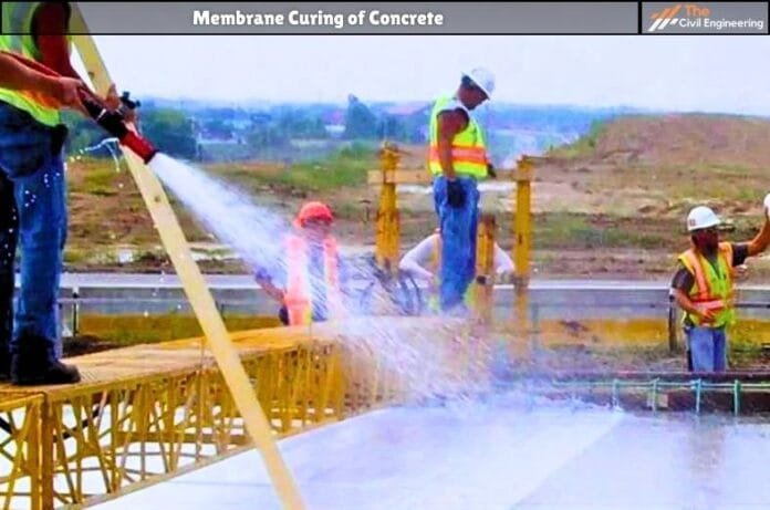 Curing of concrete