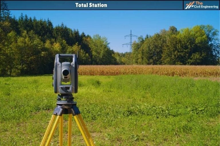 Total Station in Surveying: Parts, Least Count, Operations, Field ...