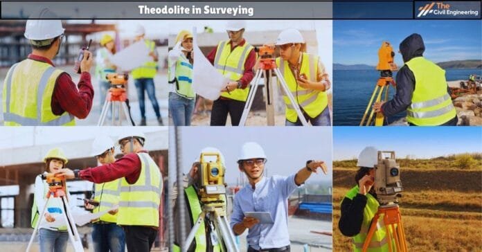 Theodolite in Surveying | Types of Theodolite | Parts of Theodolite ...