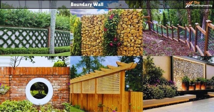 What is Boundary Wall? : 50+ Designs, Types, Advantages & Disadvantages