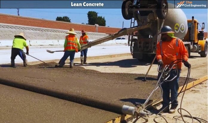 Lean Concrete | Uses, Examples and Advantages of Lean Concrete