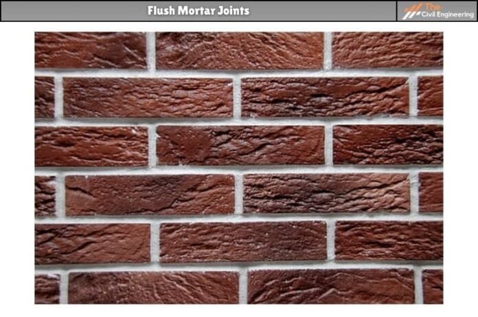 Flush Mortar Joint | Working, Effect, Advantages & Disadvantages of ...